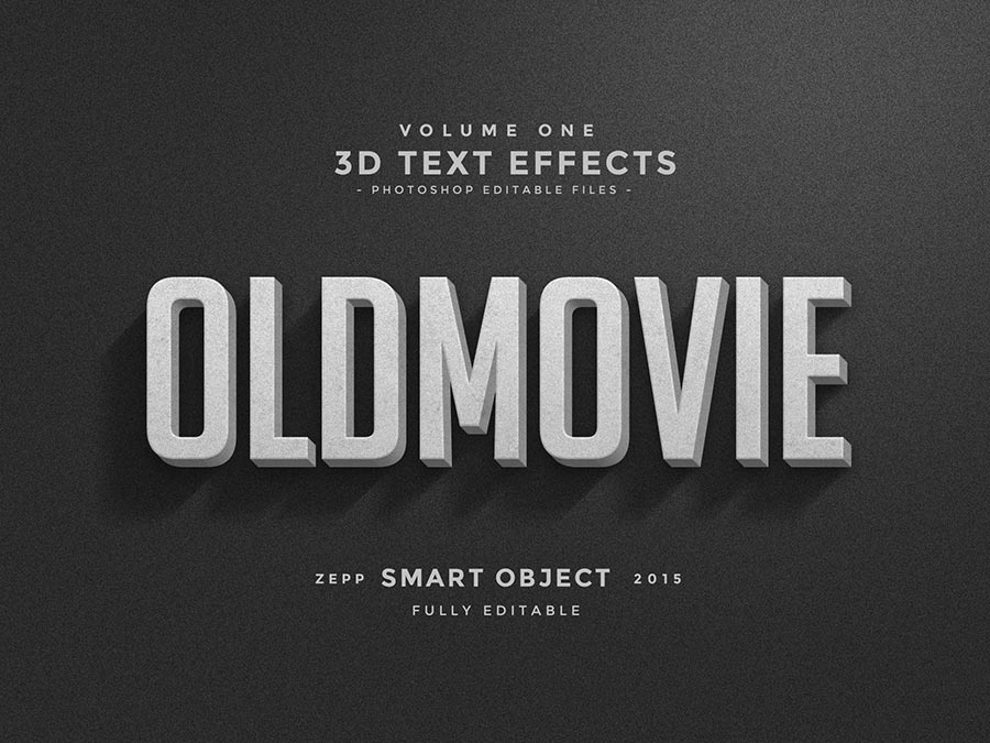 Chia Sẻ Miễn Phí 3D Text Effects Vol.2 – Tổng Hợp Mẫu Hiệu Ứng Chữ 3D